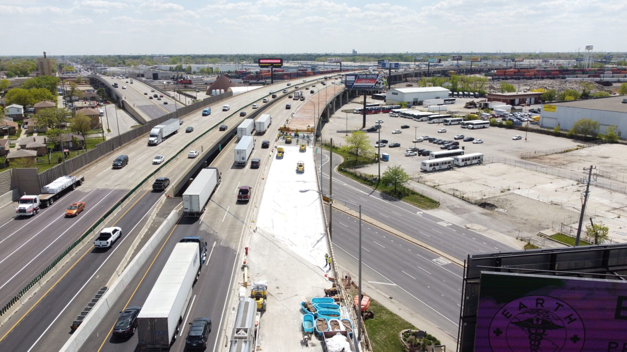 Jane Addams Memorial Tollway (I-90) Reconstruction | V3 Companies