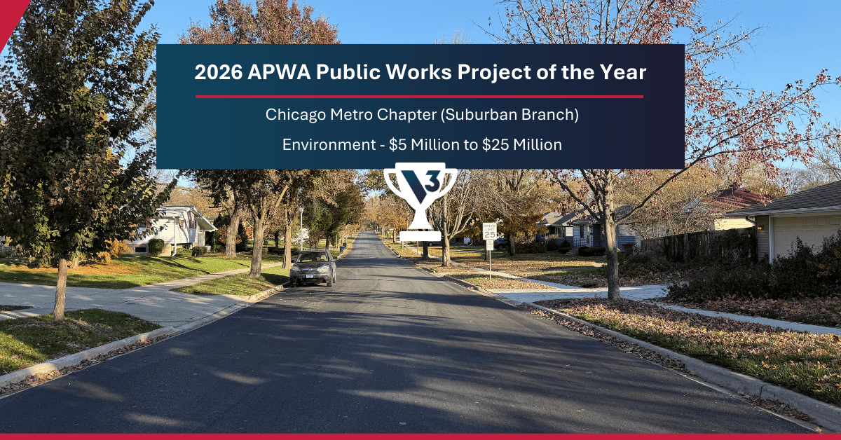 V3 Wins 2026 APWA Public Works Project of the Year in Environment - $5 Million to $25 Million ...